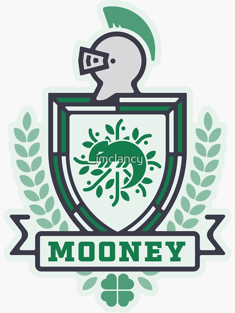 "Mooney crest 2021" Sticker by jmclancy | Redbubble