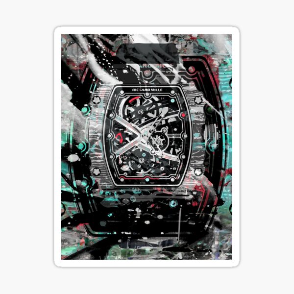 "Richard Mille Multi Carbon" Sticker for Sale by NiceDesigning | Redbubble