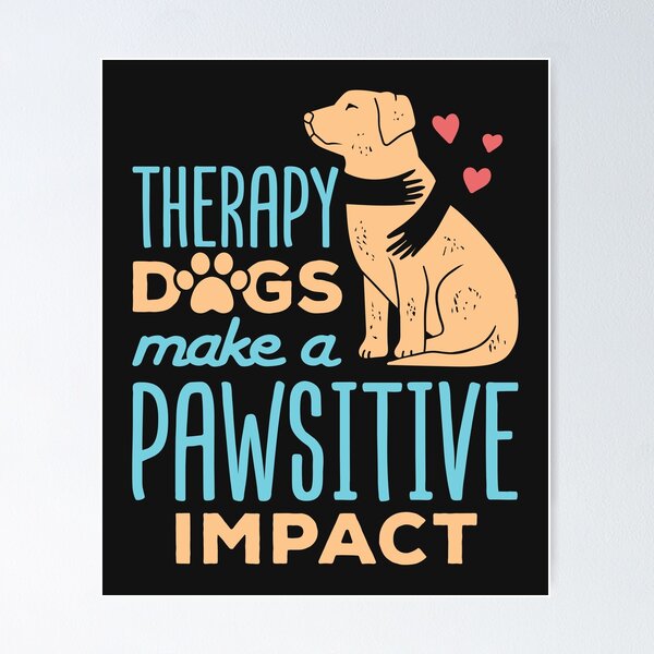 Therapy Dog Posters 250 Therapy Dog Bookmarks | Dingerselect
