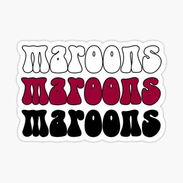 "Roanoke maroons" Sticker for Sale by emmakdesigns | Redbubble