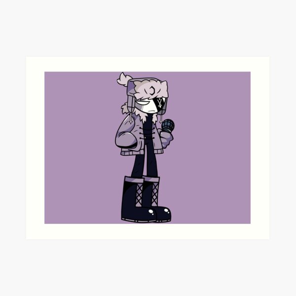 "Ruv detailed version FNF mod Character" Art Print by AbrekArt | Redbubble