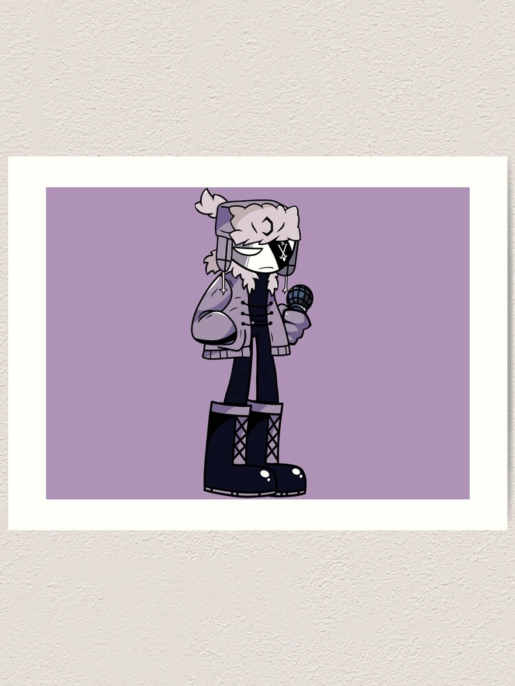 "Ruv detailed version FNF mod Character" Art Print by AbrekArt | Redbubble