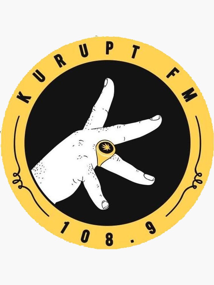 "BEST SELLER - Kurupt FM Merchandise" Sticker for Sale by BeverleyaMoon ...