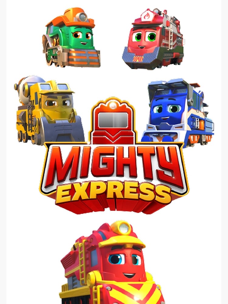 "Mighty Express Cartoon Kids Netflix Show" Art Print by Alastair42 ...