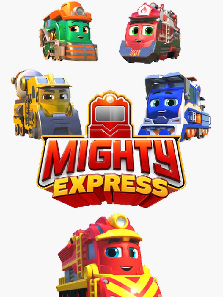 "Mighty Express Cartoon Kids Netflix Show" Sticker by Alastair42 ...