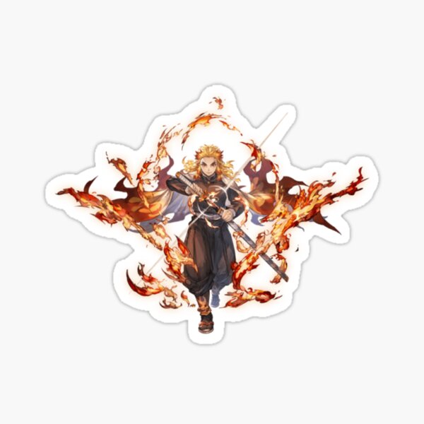 Kyojuro Rengoku Stickers | Redbubble