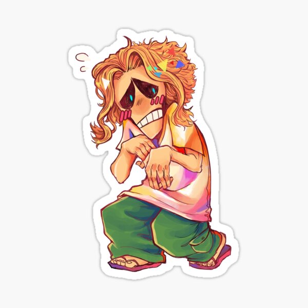 "All Might Onesies Series - Small Might" Sticker by HiNAxNiGHT | Redbubble