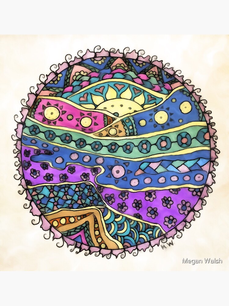 "Tangled Mandala" Sticker for Sale by catapat60 | Redbubble