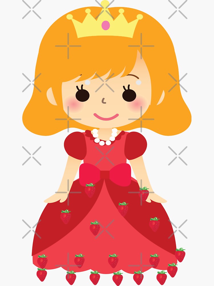 "Strawberry Princess/Princess of Strawberry" Sticker for Sale by ...