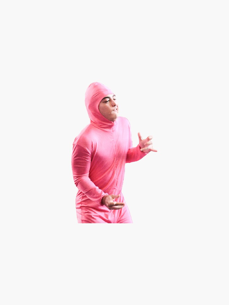 "Filthy Frank Pink Guy Sticker" Sticker for Sale by ultravibing | Redbubble