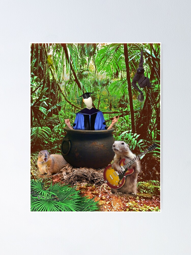 "Prairie Jungle Dogs " Poster by stanzan | Redbubble