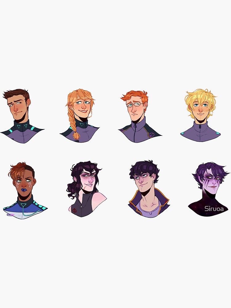 "AOS OC Busts" Sticker for Sale by Siruoa | Redbubble