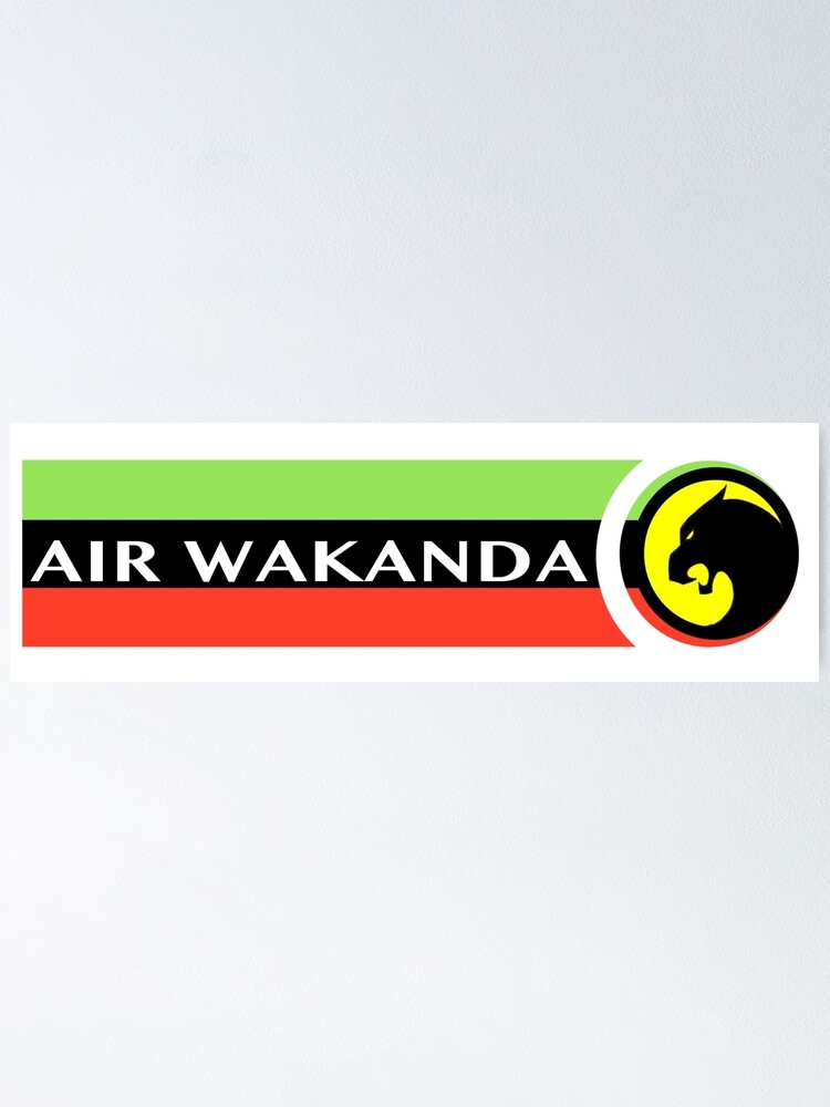 "Air Wakanda- Logo" Poster by PluralSingular | Redbubble
