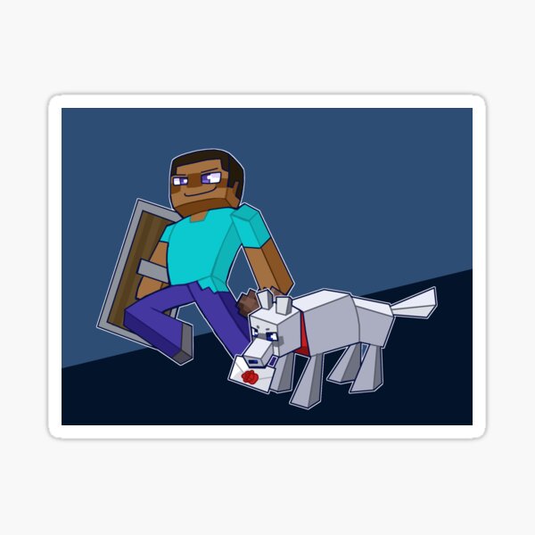 "Steve Minecraft" Sticker for Sale by AshTheSimp | Redbubble