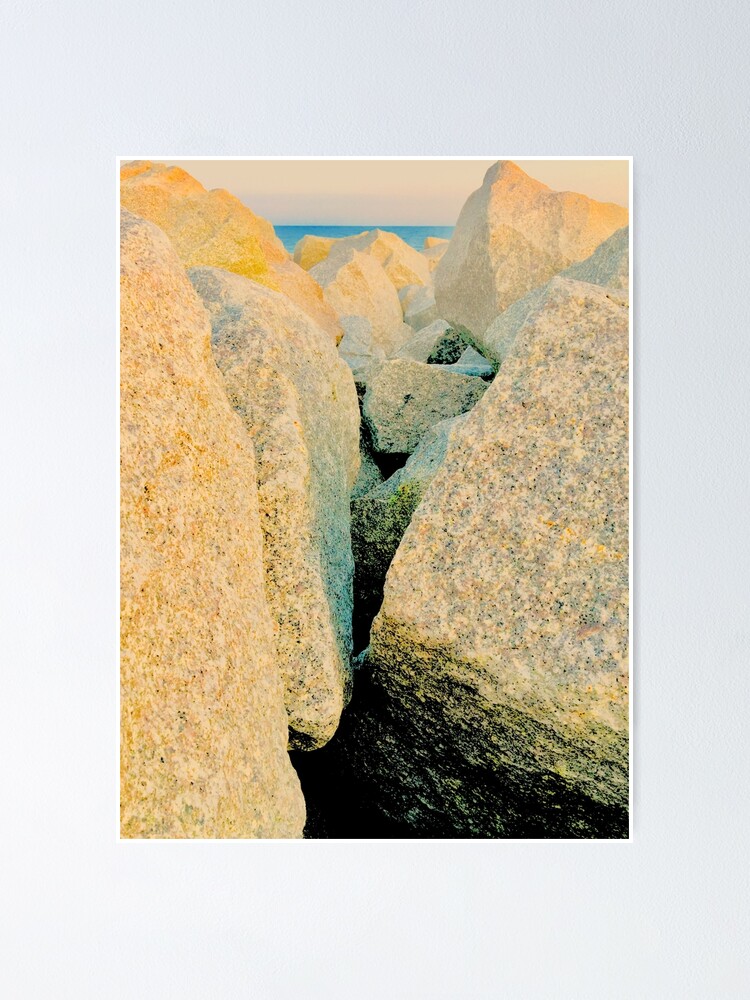 "On the Rocks" Poster by LGPDesignSpace | Redbubble