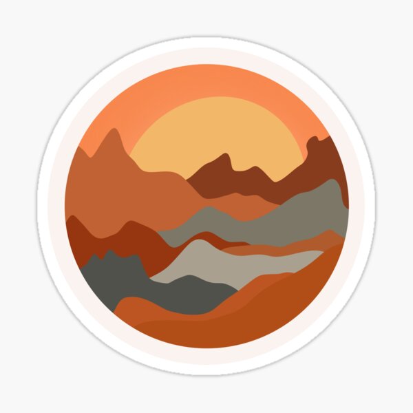 "Arizona Mountain Sunsets" Sticker for Sale by ashleigh-brook | Redbubble
