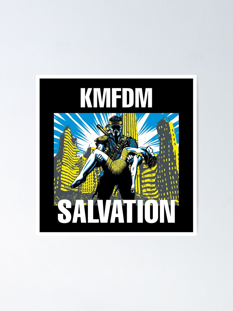 "KMFDM the album Cover-KMFDM our time will come" Poster for Sale by ...