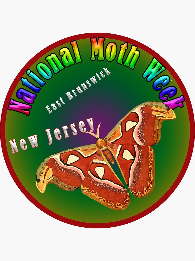 "National Moth Week" Sticker for Sale by roleshop | Redbubble