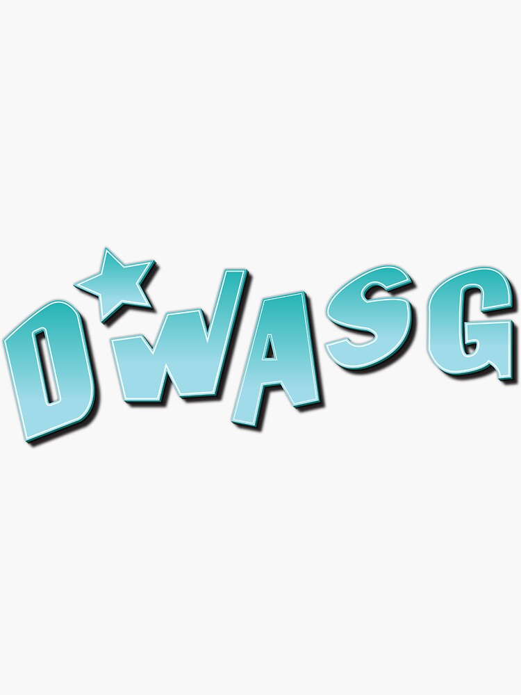 "D'WASG" Sticker for Sale by attractivedecoy | Redbubble