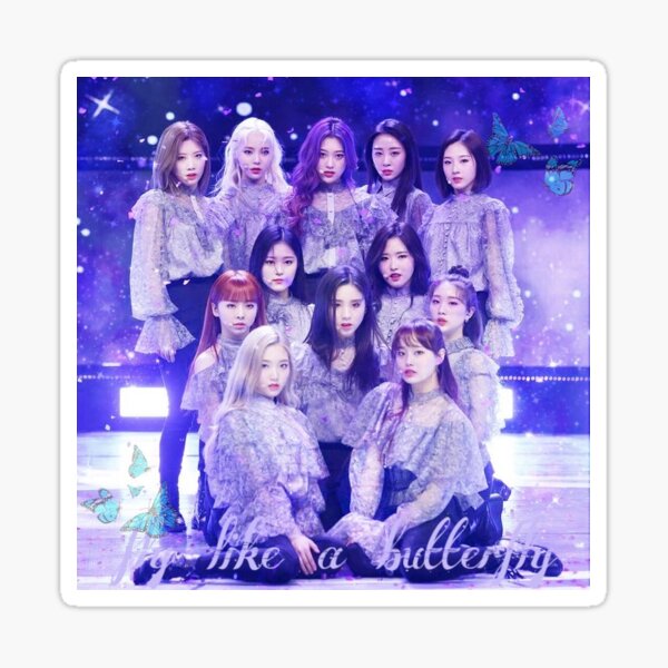 "loona butterfly orbit kpop" Sticker for Sale by imsobad | Redbubble
