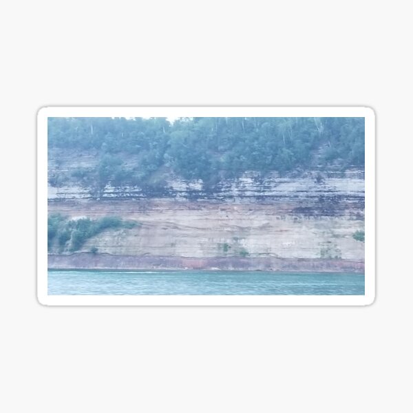 "Pictured rocks" Sticker for Sale by auntdees1 | Redbubble