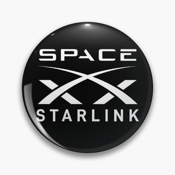 Spacex Starlink Pins and Buttons | Redbubble