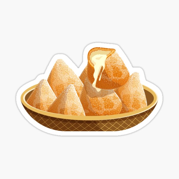 "Coxinha - Chicken Croquettes" Sticker by NiftyTrinket | Redbubble