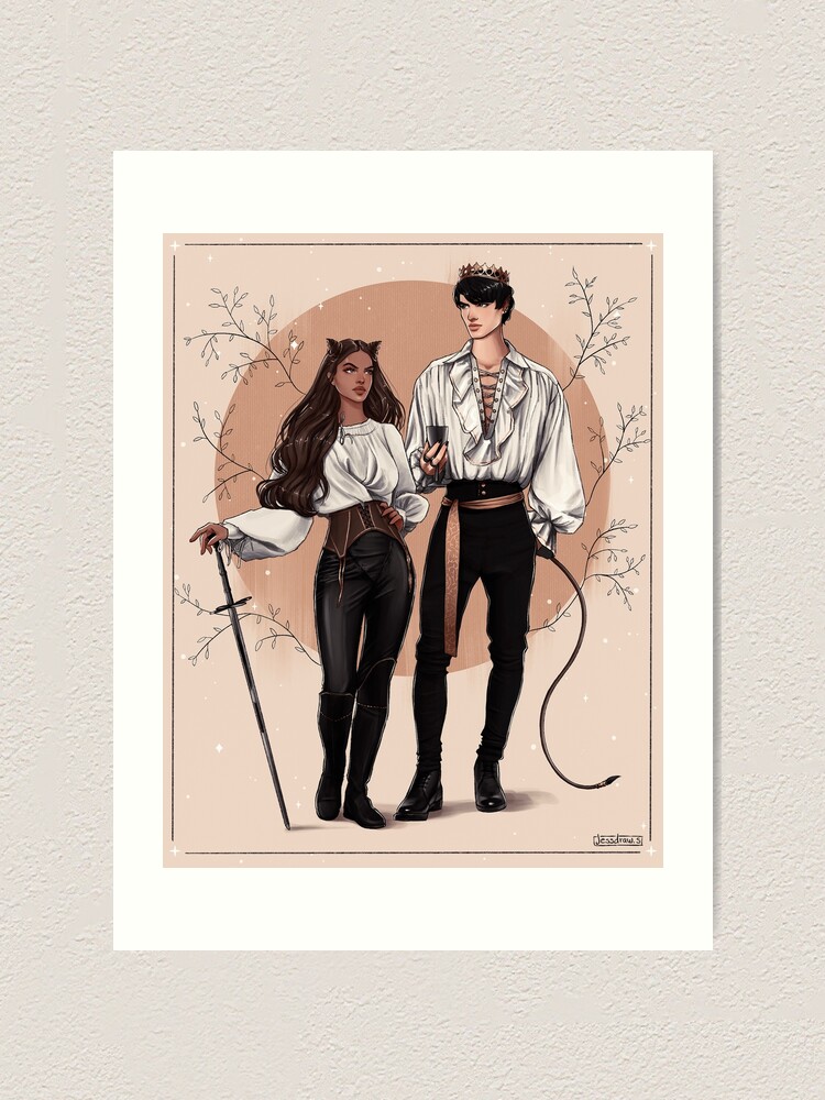 "High Queen and High King of Elfhame." Art Print for Sale by jessketchs ...