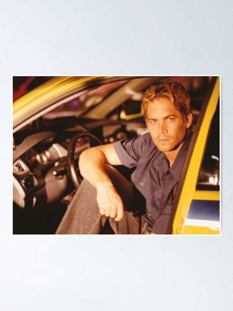 "Paul Walker" Poster by jxnesy | Redbubble