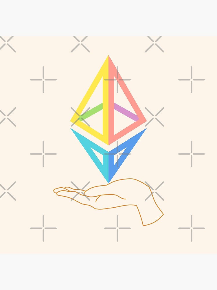 "Presenting Ethereum - Color Frame Eth Logo" Poster for Sale by ...