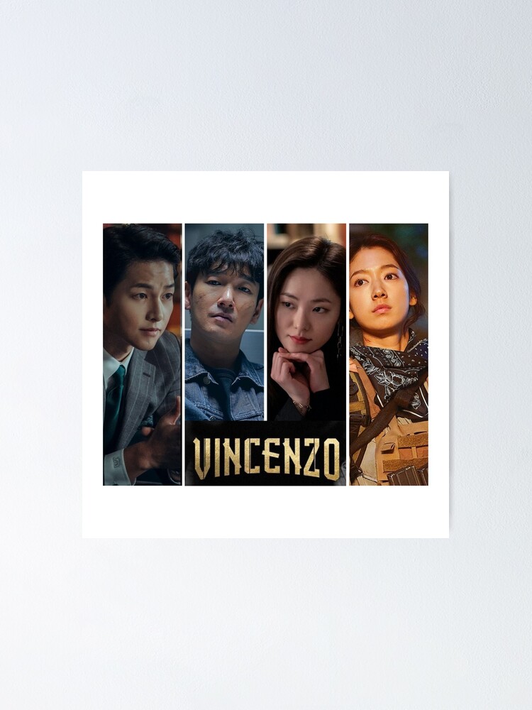 "Vincenzo kdrama lead cast " Poster by GingerArranger | Redbubble