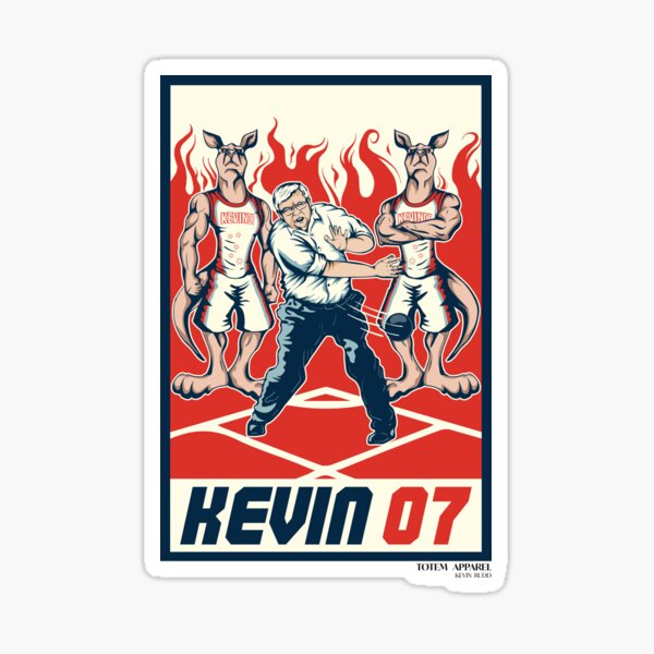 "KEVIN07" Sticker for Sale by Totemapparel | Redbubble