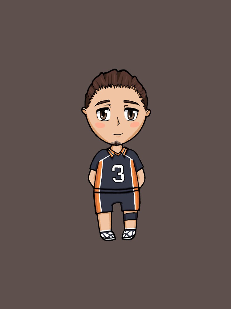 "Asahi Azumane Chibi" T-shirt for Sale by the-meowings | Redbubble ...