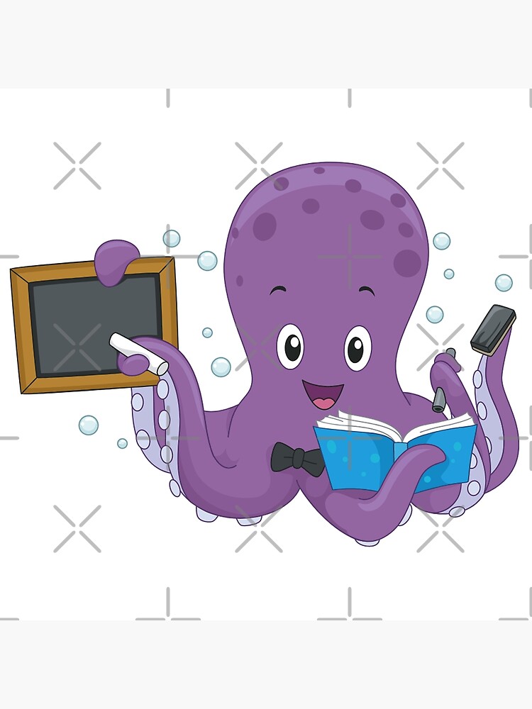 "Octopus Teacher" Poster for Sale by treasure-crafts | Redbubble