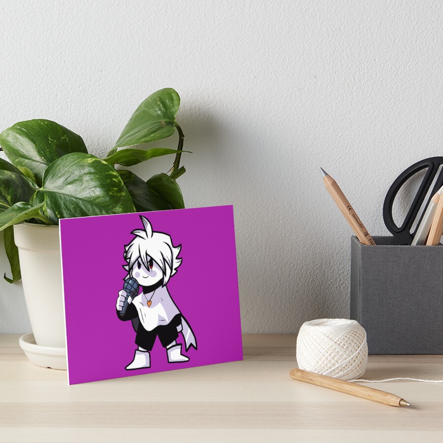 "X chara Fnf mod character ( underverse )" Art Board Print by AbrekArt ...