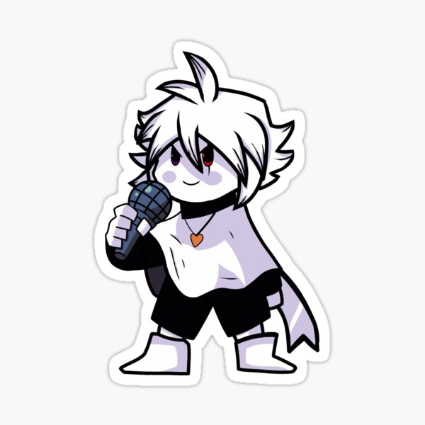 "X chara Fnf mod character ( underverse )" Sticker for Sale by AbrekArt ...