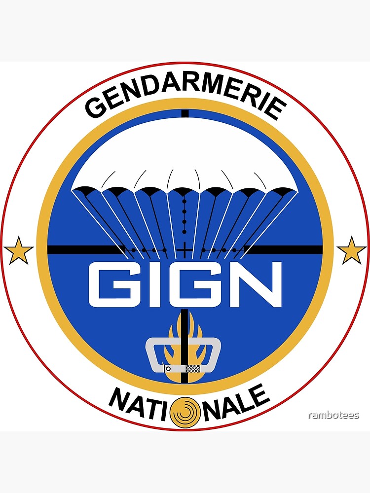 Póster «GIGN Fuerzas especiales de Francia» de rambotees | Redbubble