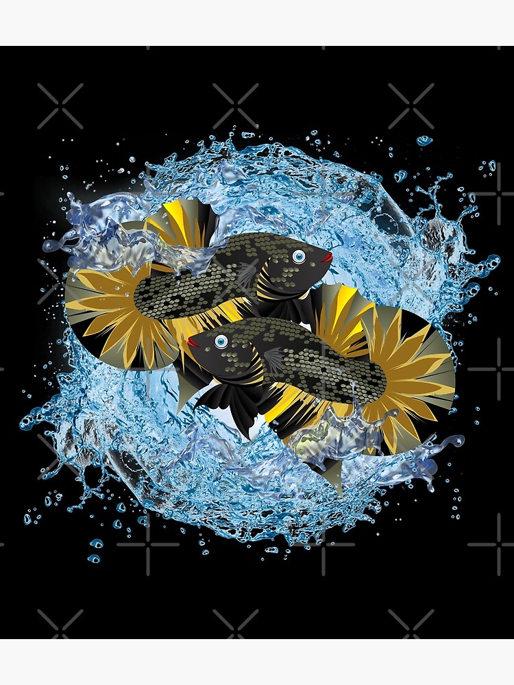 "Avatar Copper Gold Betta Fish" Poster by InraezPROJECT | Redbubble