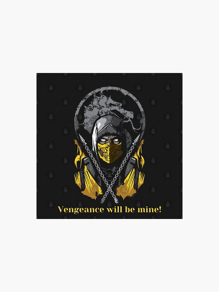 "Vengeance will be mine!" Sticker for Sale by NemanjaD7 | Redbubble