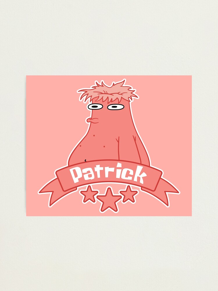 "Patrick Star Head Ripped Off" Photographic Print by GhostWrench ...