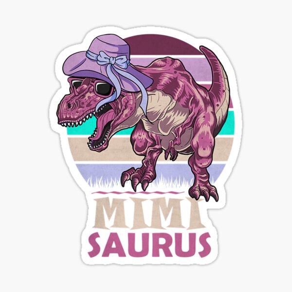 "Mimisaurus T Rex Dinosaur Family Matching Mimi Saurus Premium TShirt87 ...