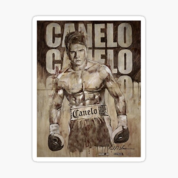 "Canelo-Alvarez" Sticker by proffitt5 | Redbubble