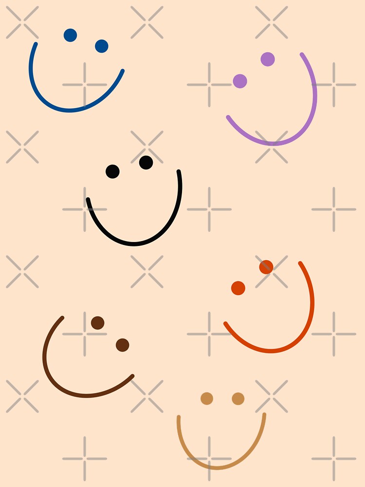"Smiley Face Design " Sticker for Sale by SoniyaDraws | Redbubble
