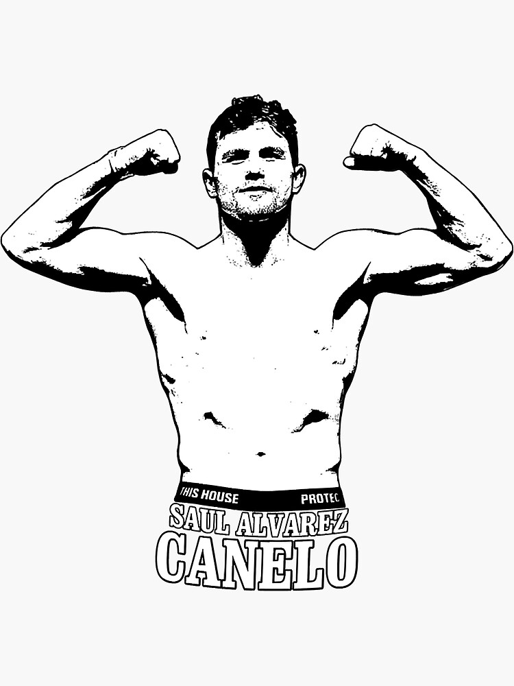"Canelo-Alvarez" Sticker for Sale by proffitt5 | Redbubble