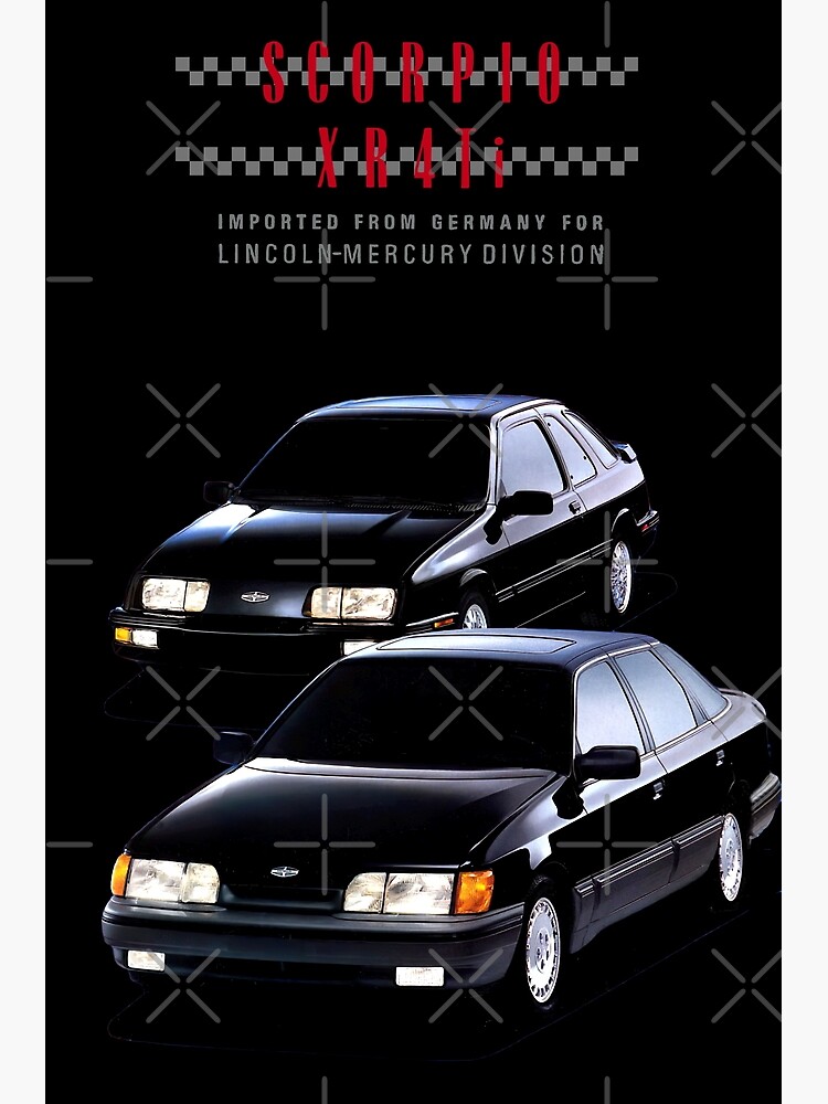 "MERKUR XR4i / SCORPIO (FORD SIERRA / GRANADA) - BROCHURE" Poster by ...