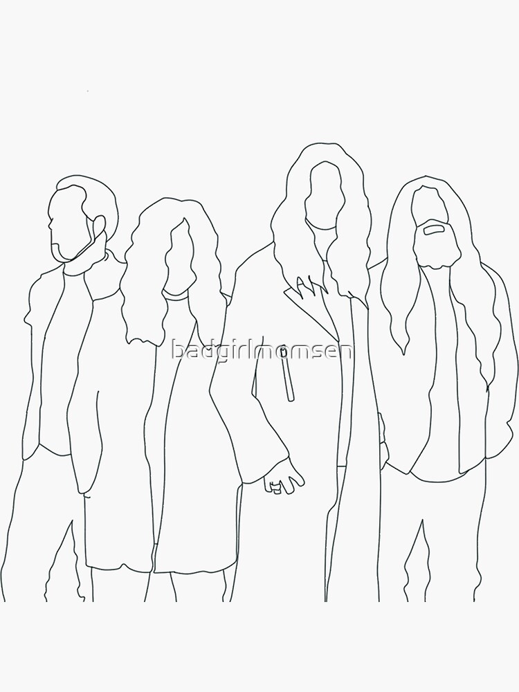 "the pretty Reckless" Sticker for Sale by badgirlmomsen | Redbubble