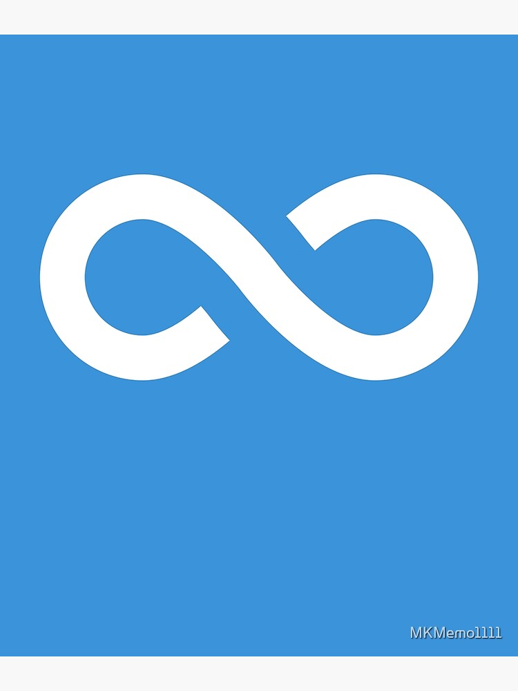 "Infinity symbol Permanent Paper Sign Gift " Photographic Print by ...