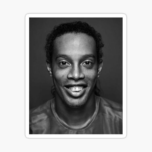 "Ronaldinho Wallpaper " Sticker by lopulipo24 | Redbubble