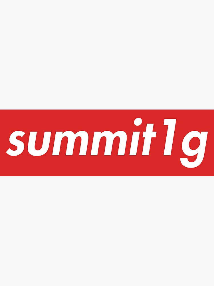 "summit1g" Sticker for Sale by rudolfosxd | Redbubble