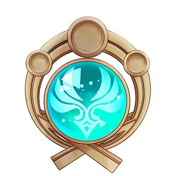 "Genshin Impact Inazuma Anemo Vision" Sticker for Sale by chaiimu ...